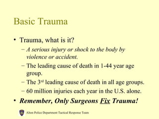 Basic Rapid Trauma Assessment | PPT