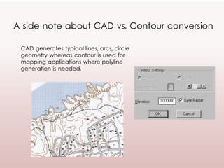 Raster to Vector Conversion: Basic Commands Overview, A Lesson from GTX (Part 2) | PDF ...