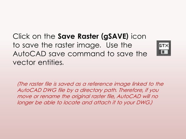 Raster To Vector Conversion Basic Commands Overview A Lesson From Gtx