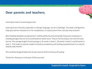 Basic Reading 1200 Key Words - Walktrhough | PPTX