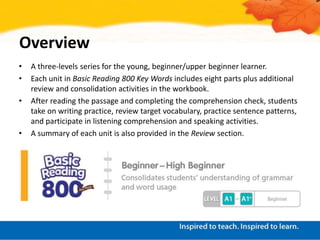 Basic Reading 800 Key Words - Walkthrough | PPTX