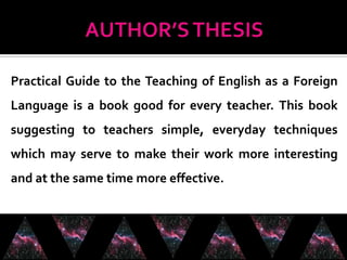 Basic Reading : Practical Guide to teaching of English as a Foreign ...