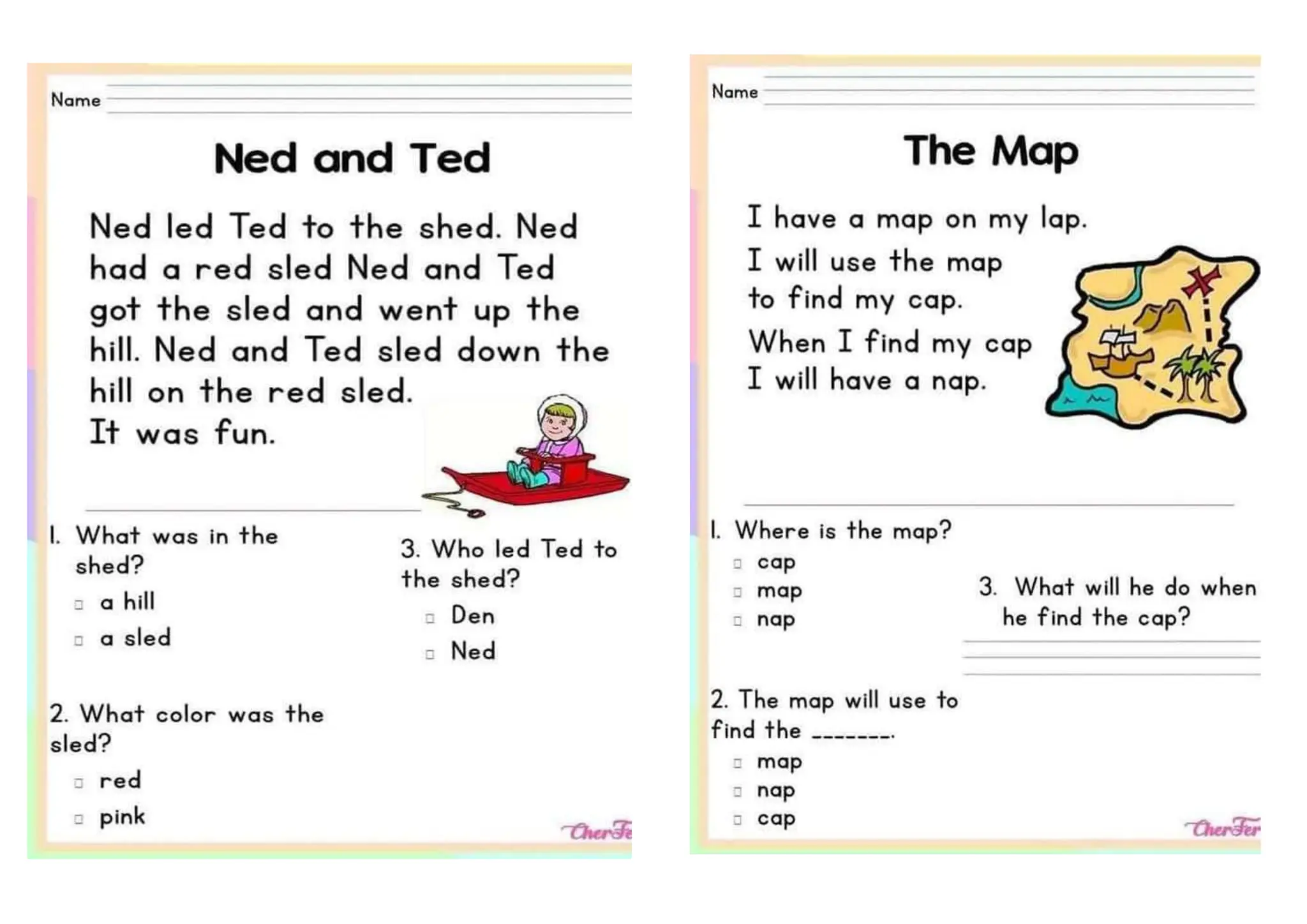 basic reading for primary and Grade one learners | DOCX