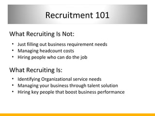 Basic Recruiting for Dealers | PPT