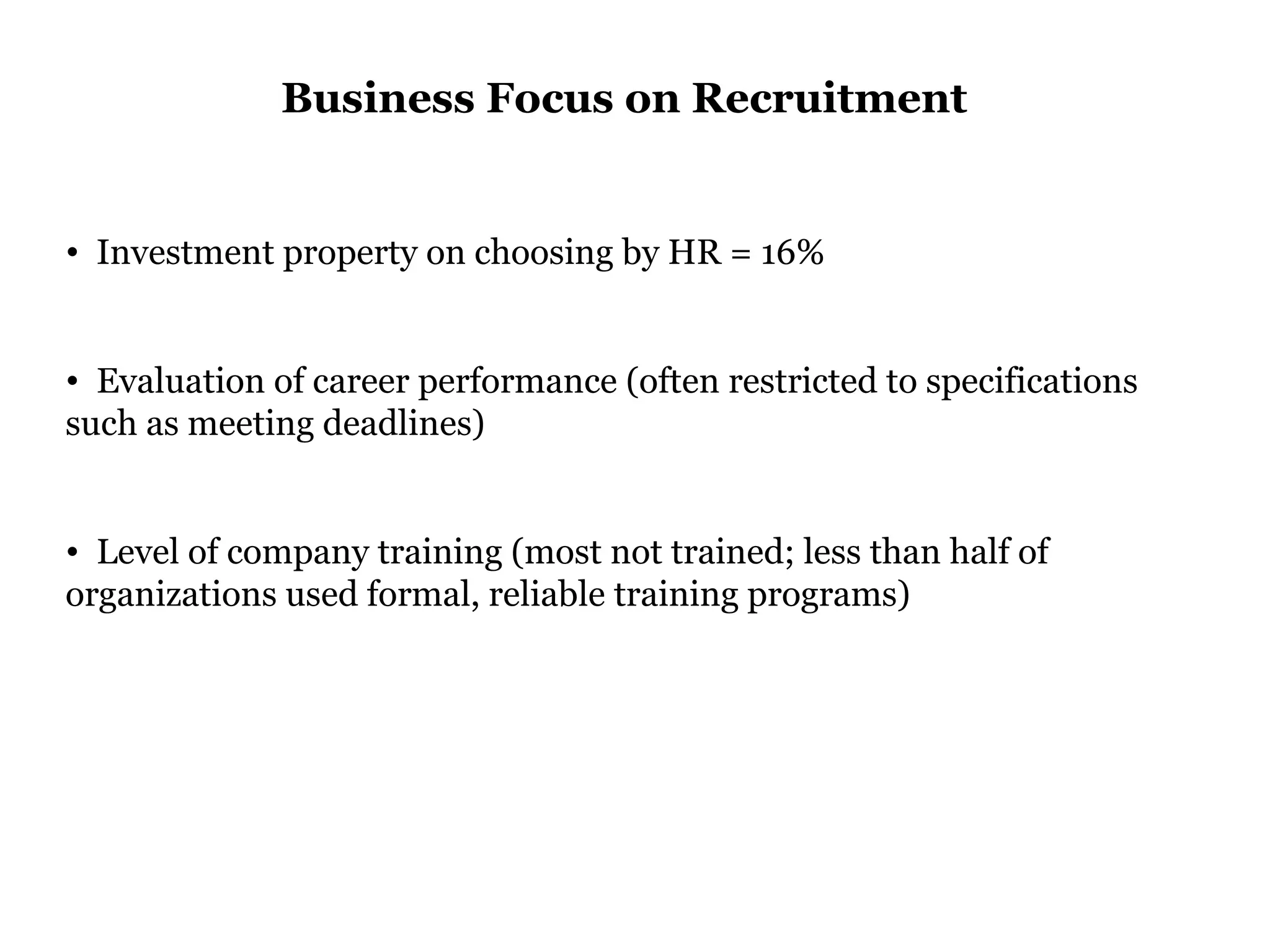 Basic recruitment process by Arthur Marshall | PPT