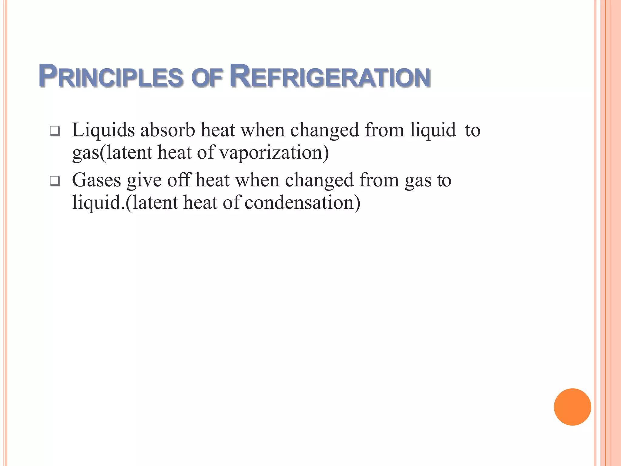 Basic refrigeration cycle . | PPTX