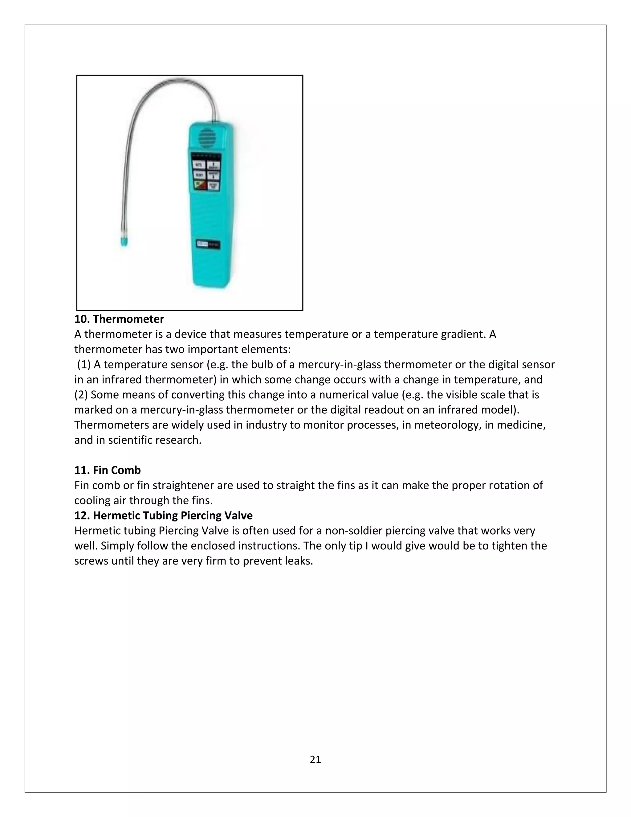 Basic refrigeration system & practice theory book | PDF