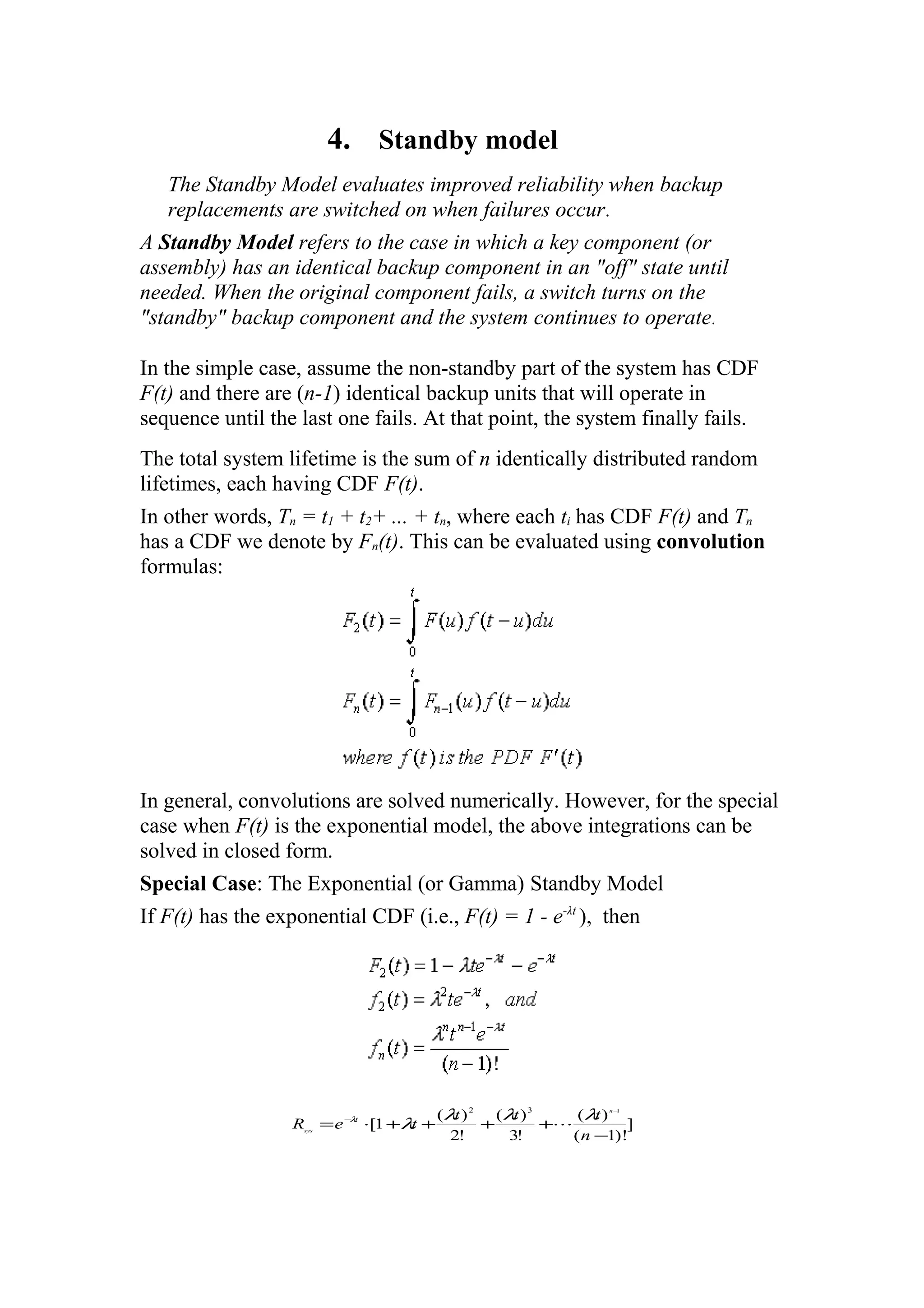 Basic reliability models | DOC
