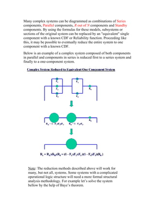 Basic reliability models | DOC