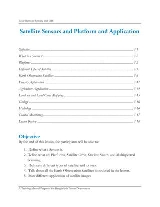 Basic remote sensing and gis | PDF