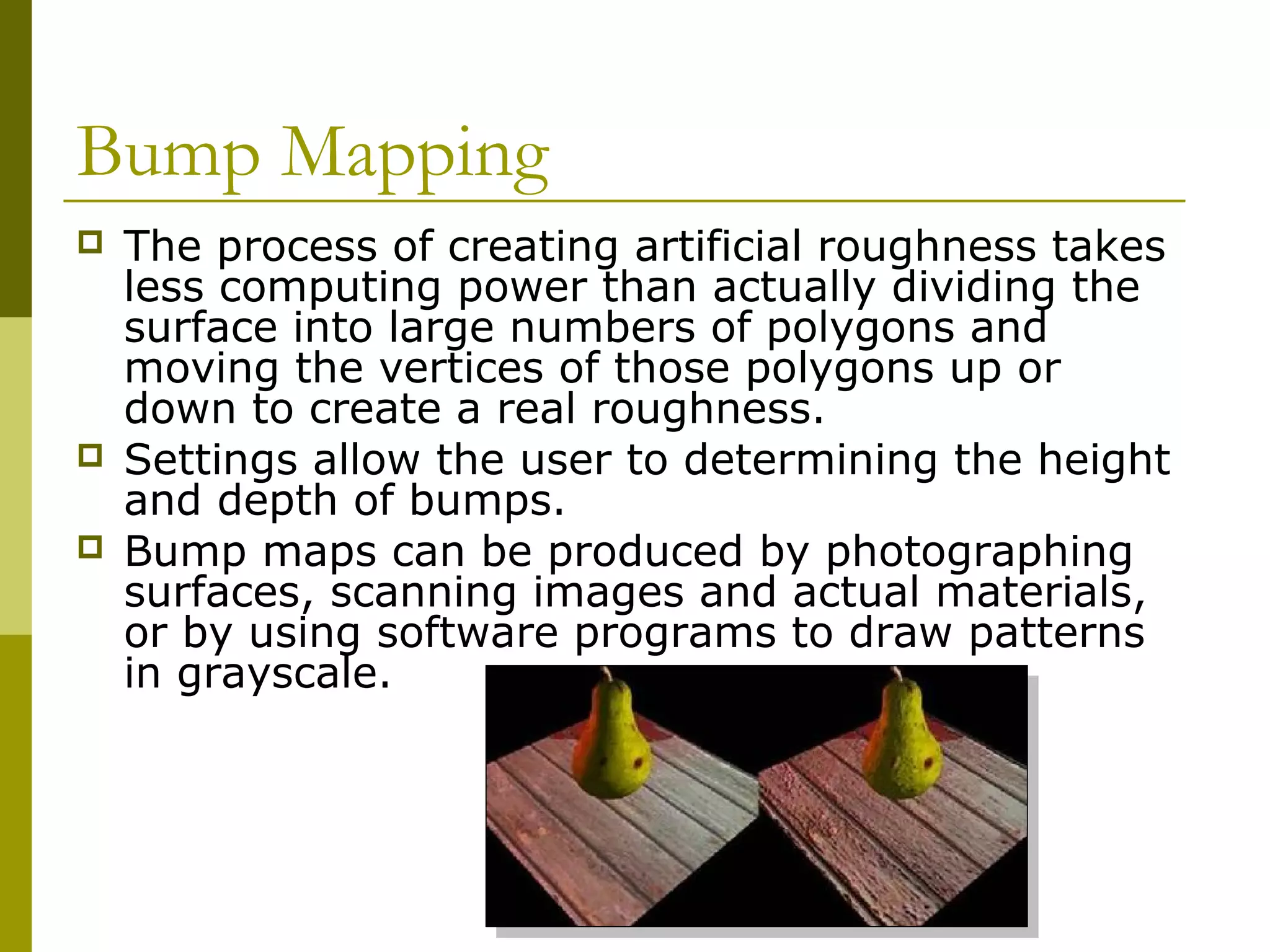 Basic rendering techniques | PPT