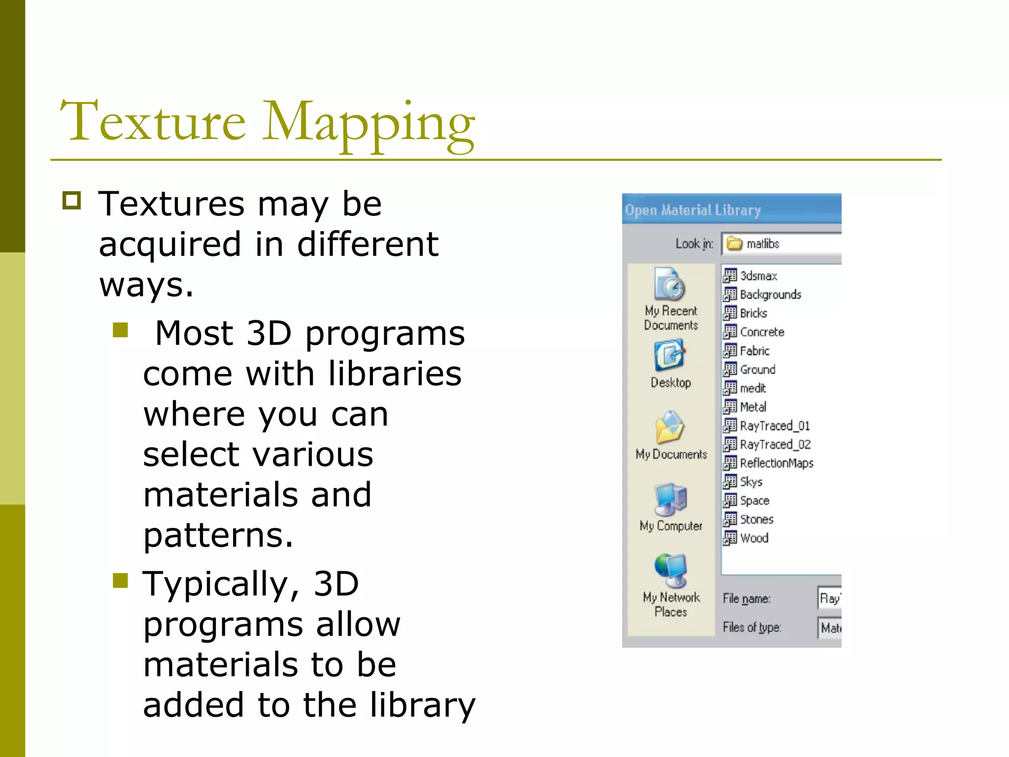 Basic rendering techniques | PPT