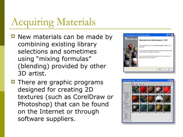 Basic rendering techniques | PPT | 3-D Graphics | Computer Software and Applications
