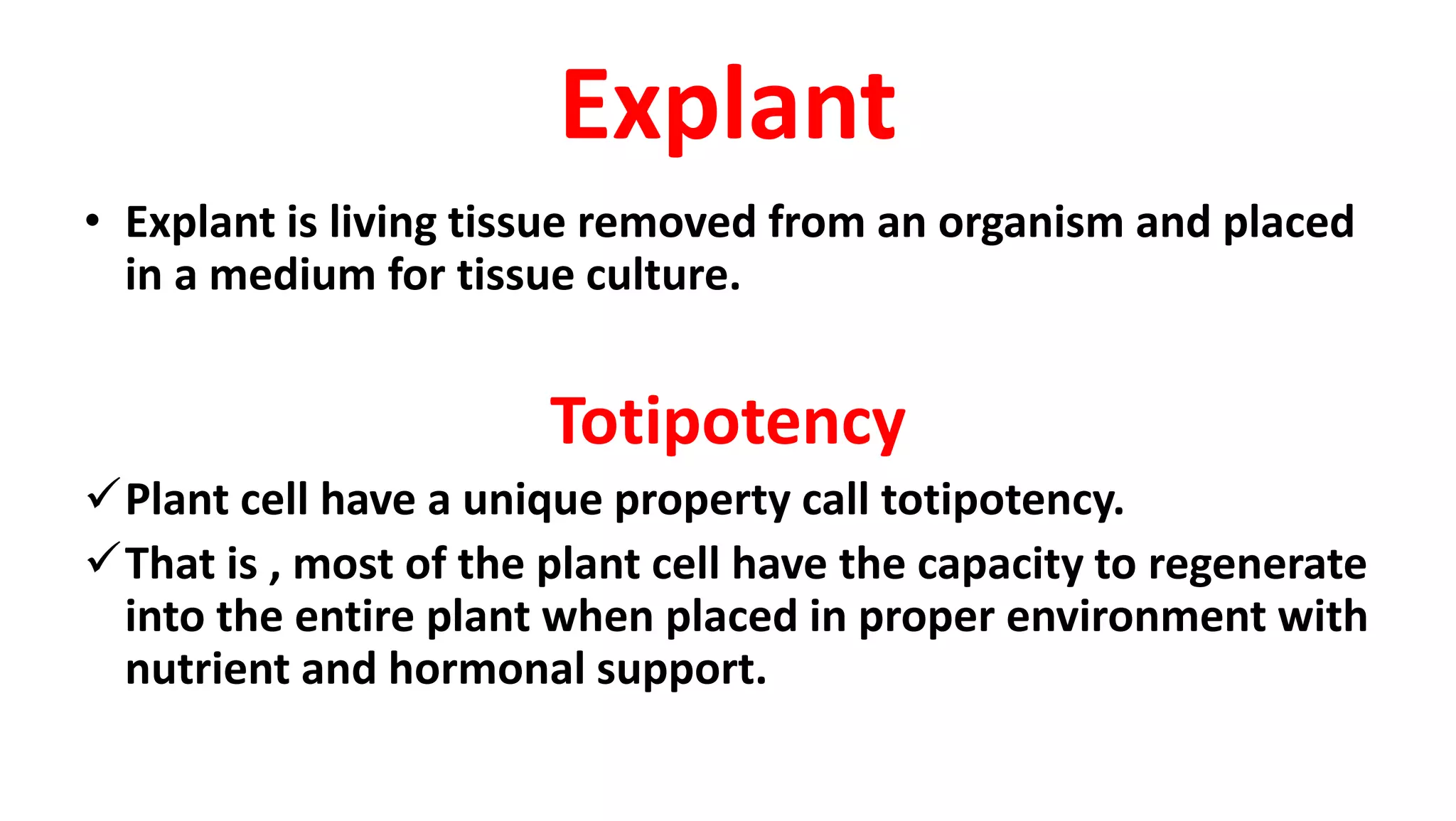 Basic requirement for tissue culture | PPTX