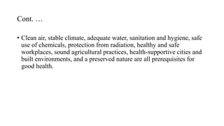 Basic Requirements for health Environment.pptx