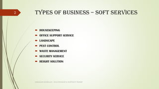 Basic requirements for soft service Business - introduction | PDF