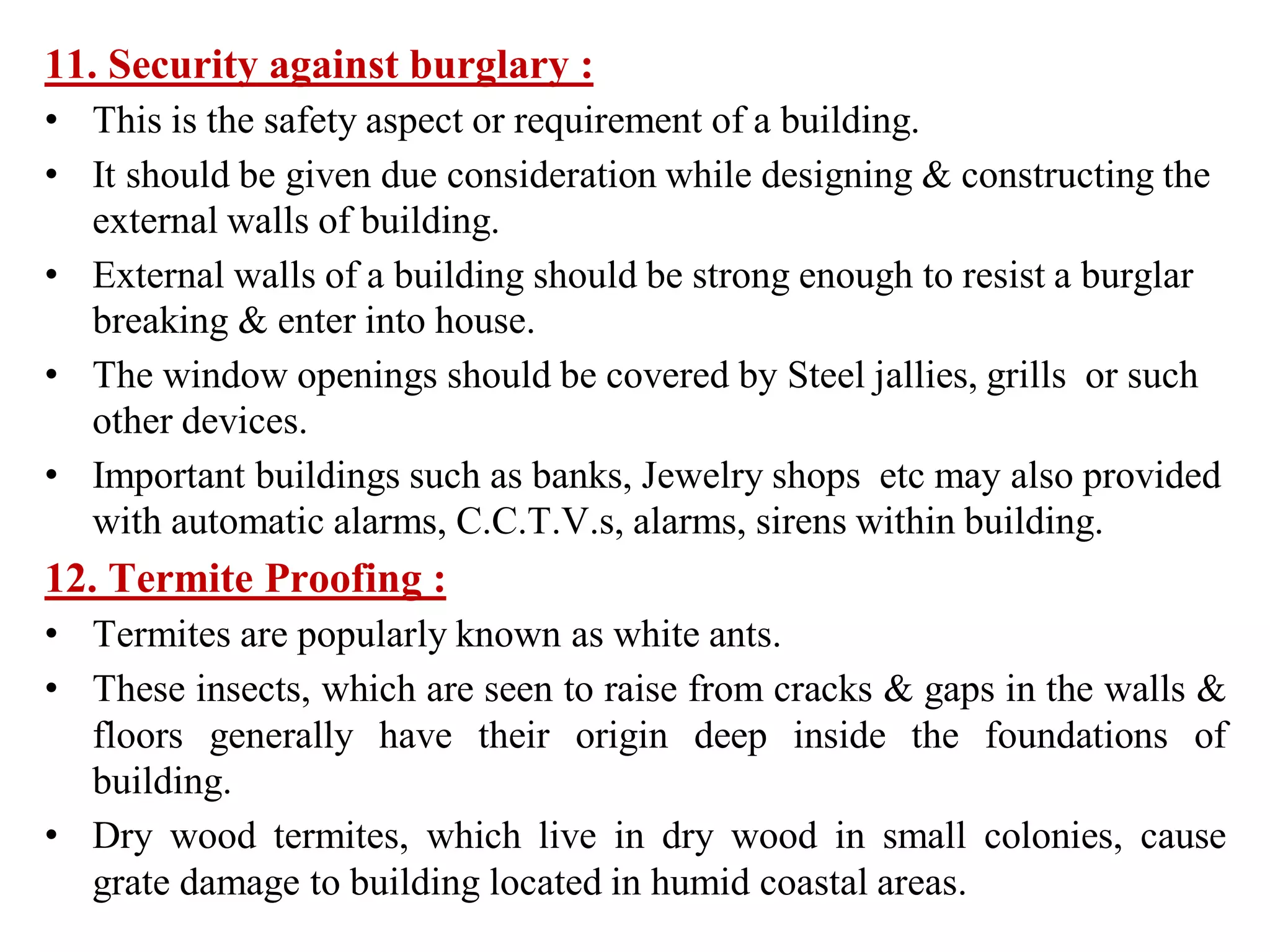 Basic requirements of building as a whole | PDF