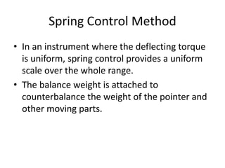 Basic requirements of electrical instruments | PPTX