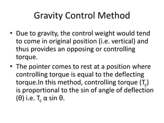 Basic requirements of electrical instruments | PPTX