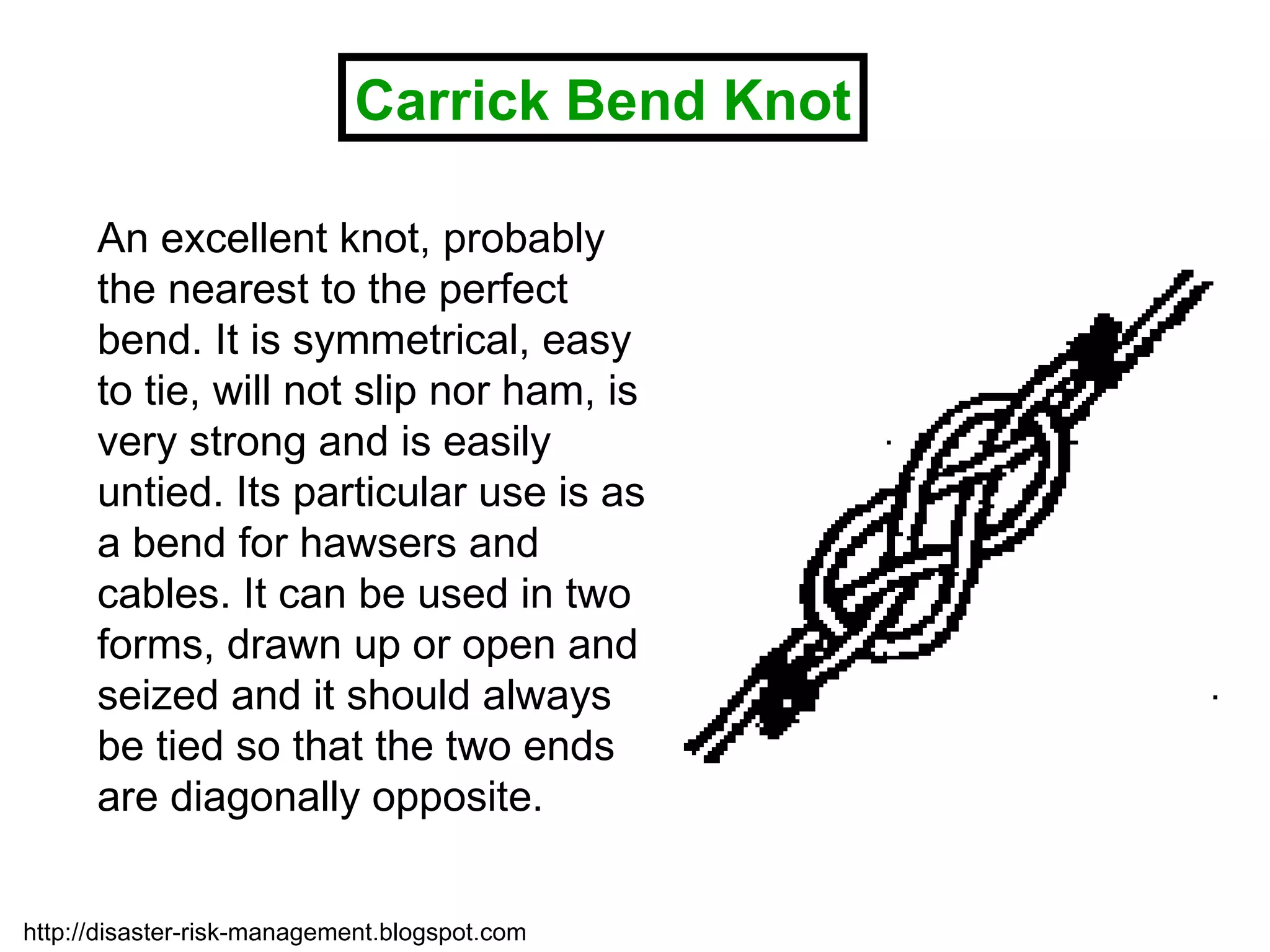 Basic Rescue Knots | PPT