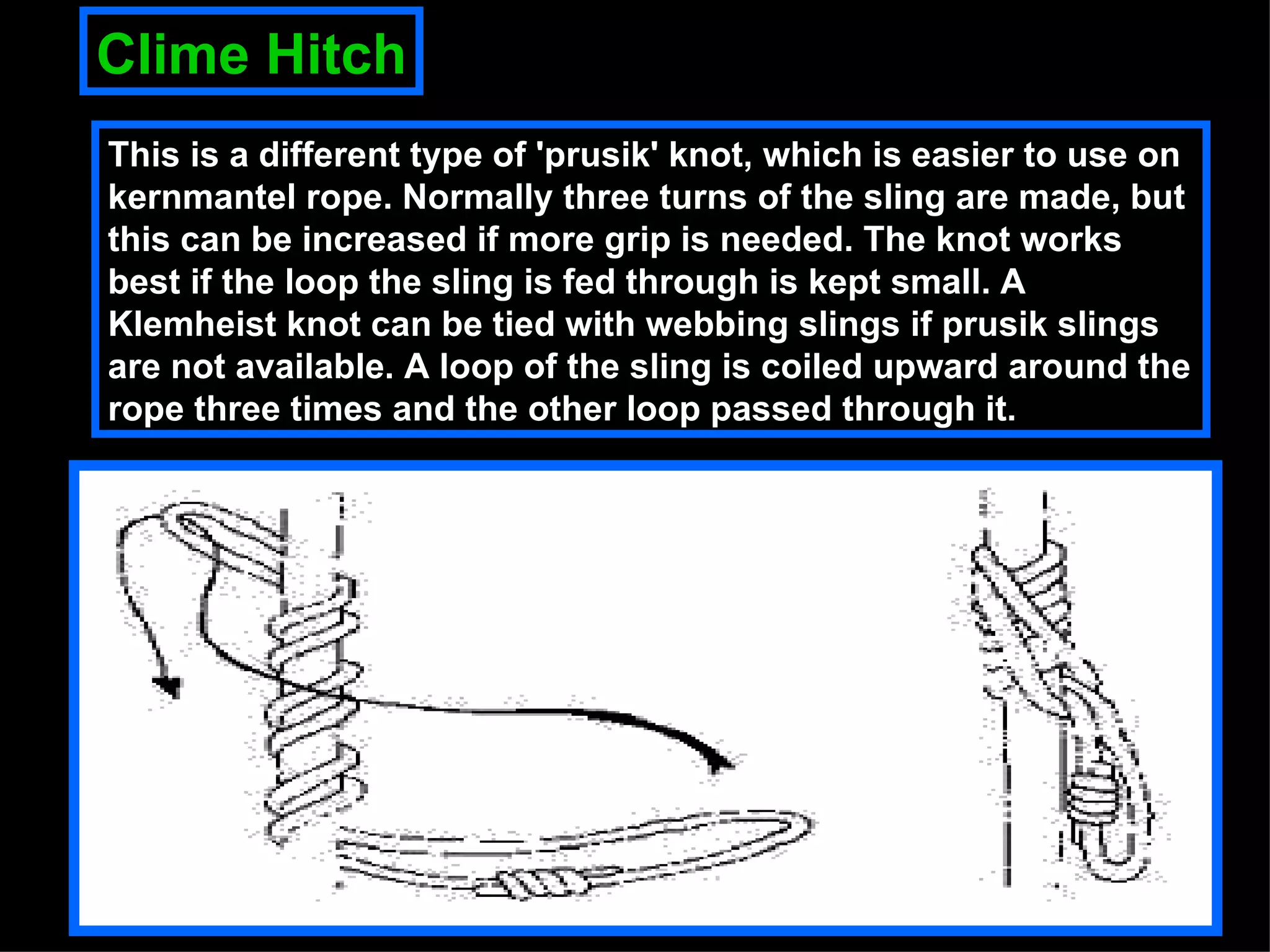 Basic Rescue Knots | PPT