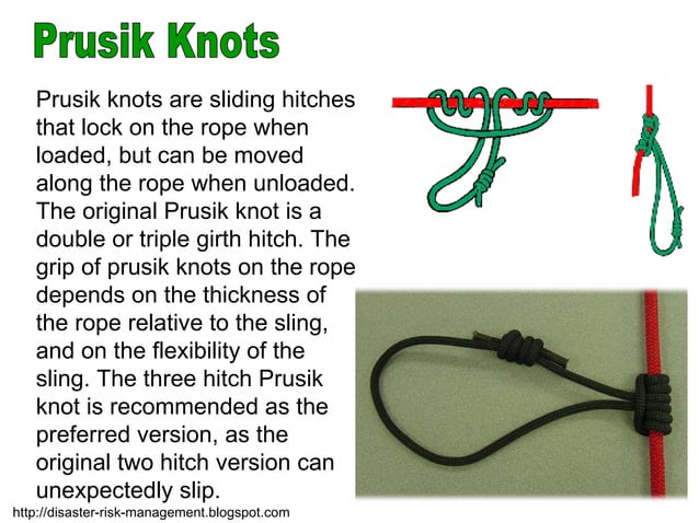 Basic Rescue Knots | PPT