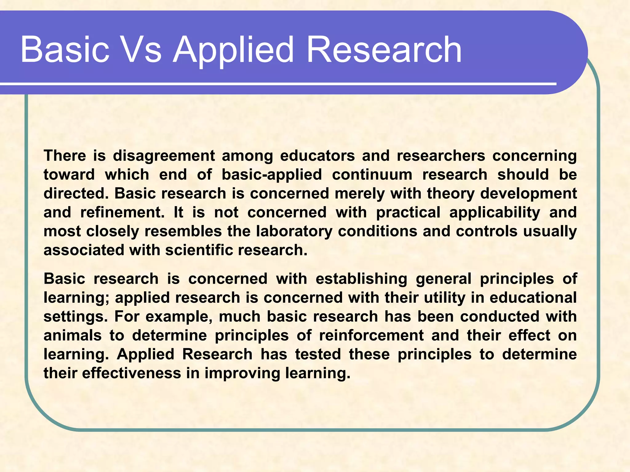 Basic research | PPT