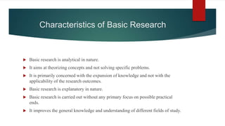 Basic Research | PPTX