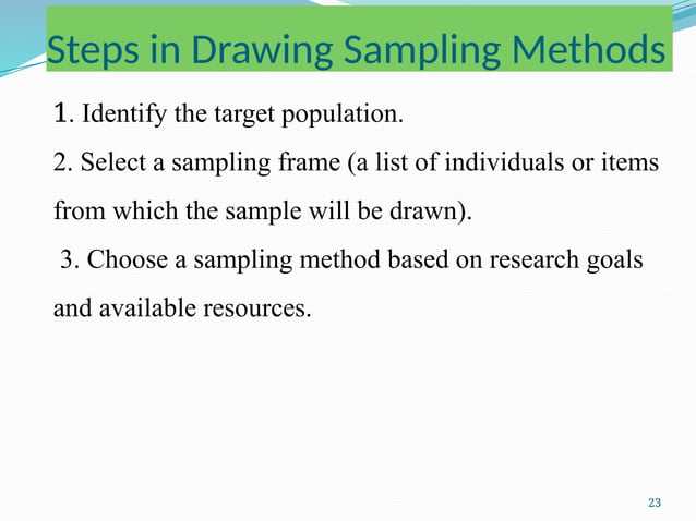 BASIC RESEARCH.pptx sampling techniques and sample meaning | PPTX