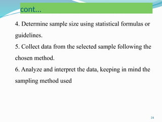 BASIC RESEARCH.pptx sampling techniques and sample meaning | PPT