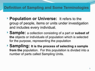 BASIC RESEARCH.pptx sampling techniques and sample meaning | PPTX