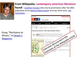 Academic Research: Contemporary American Literature | PPT