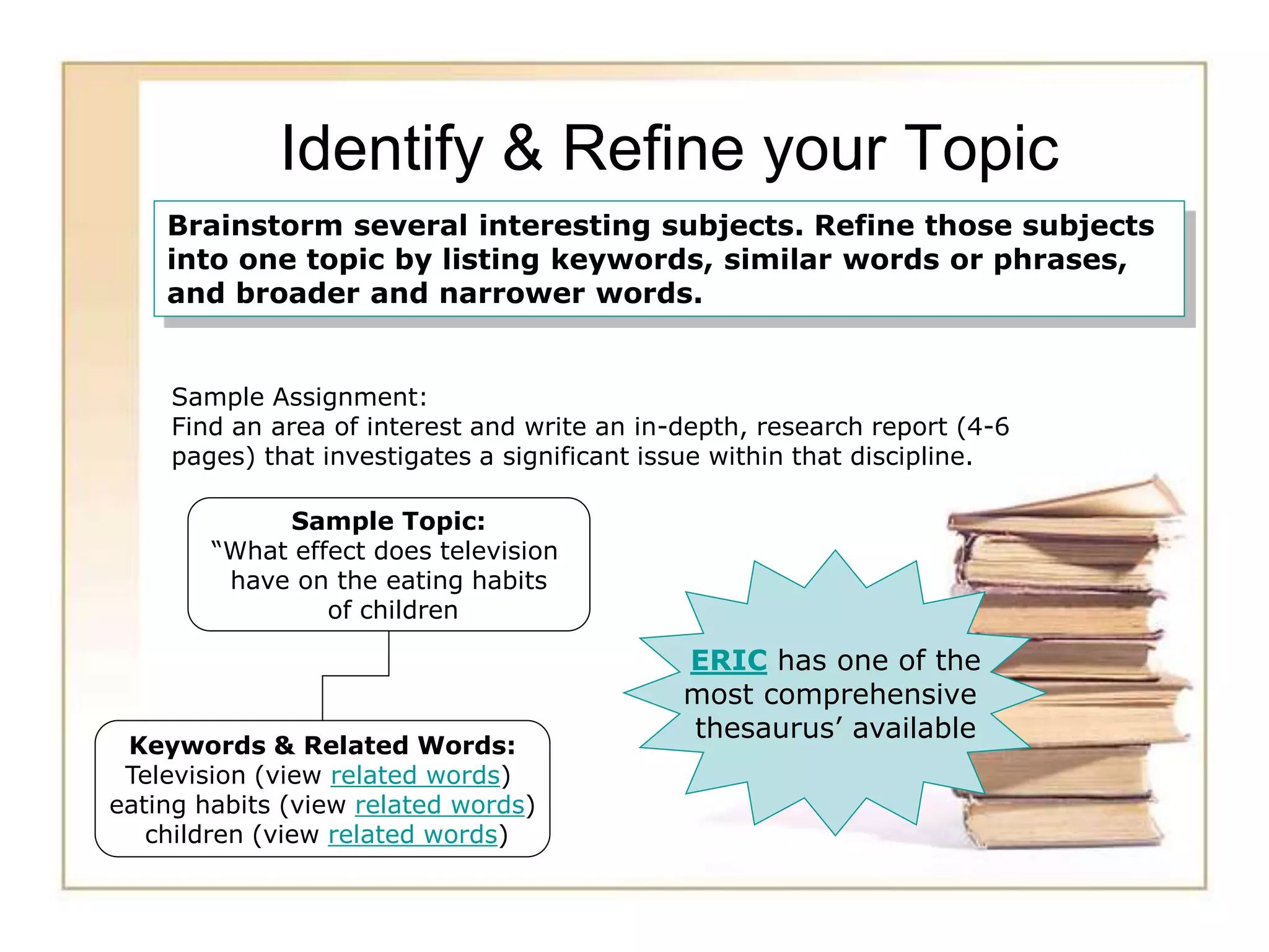 Basic internet research methods | PPTX