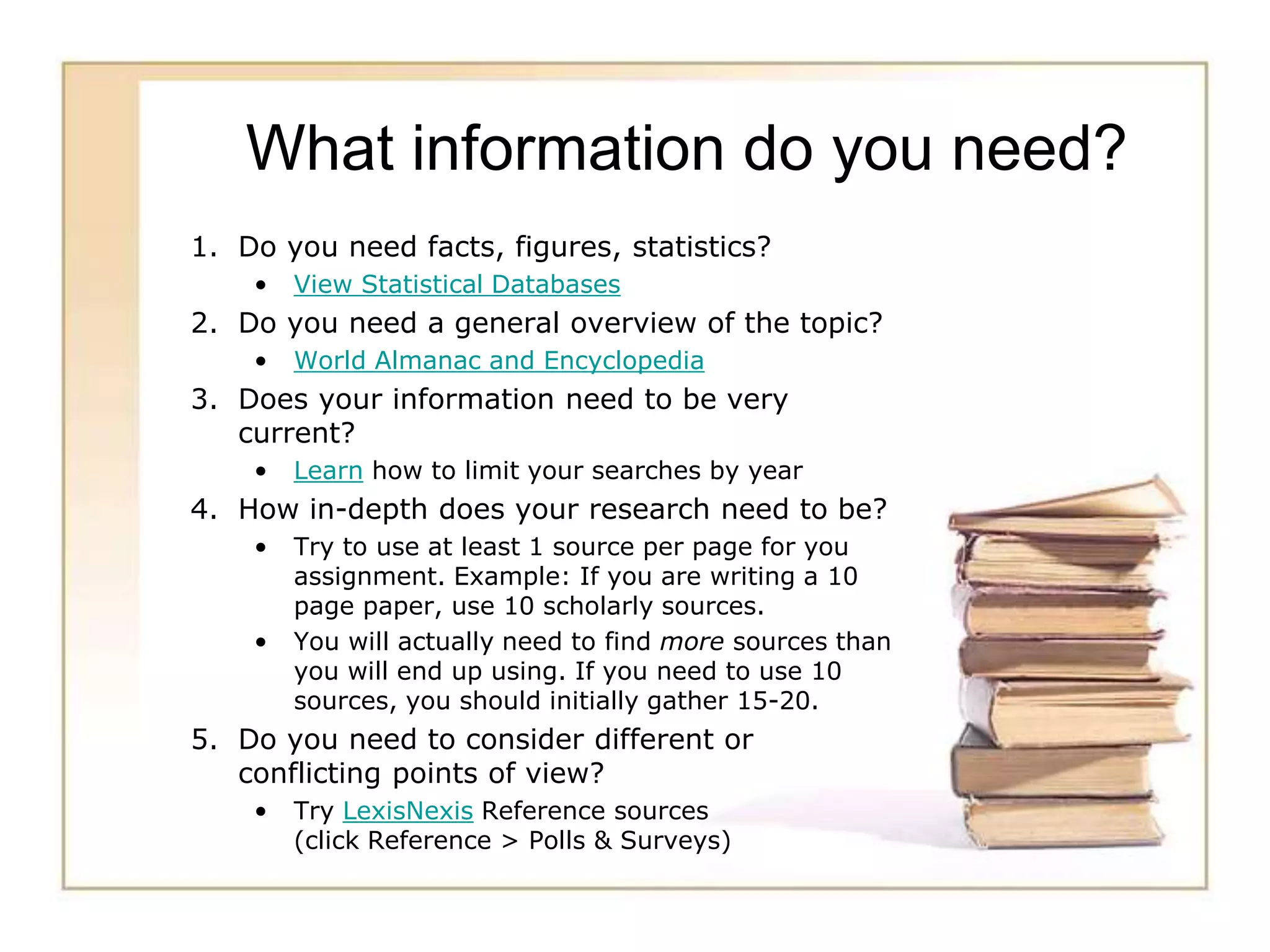 Basic internet research methods | PPTX