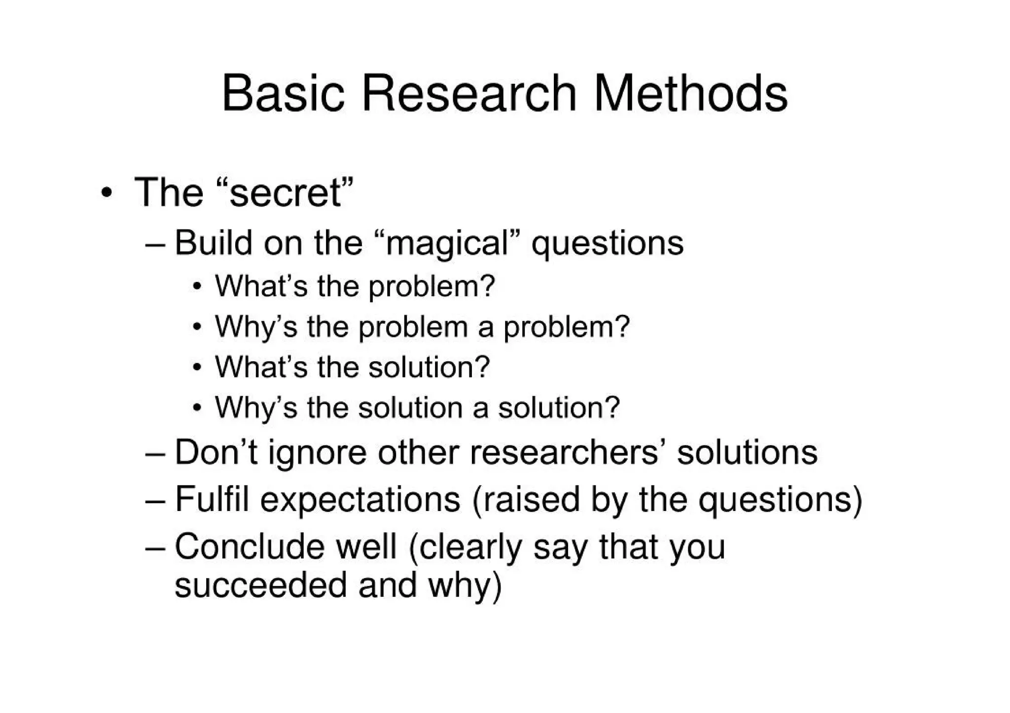Basic Research Methods | PDF | Education