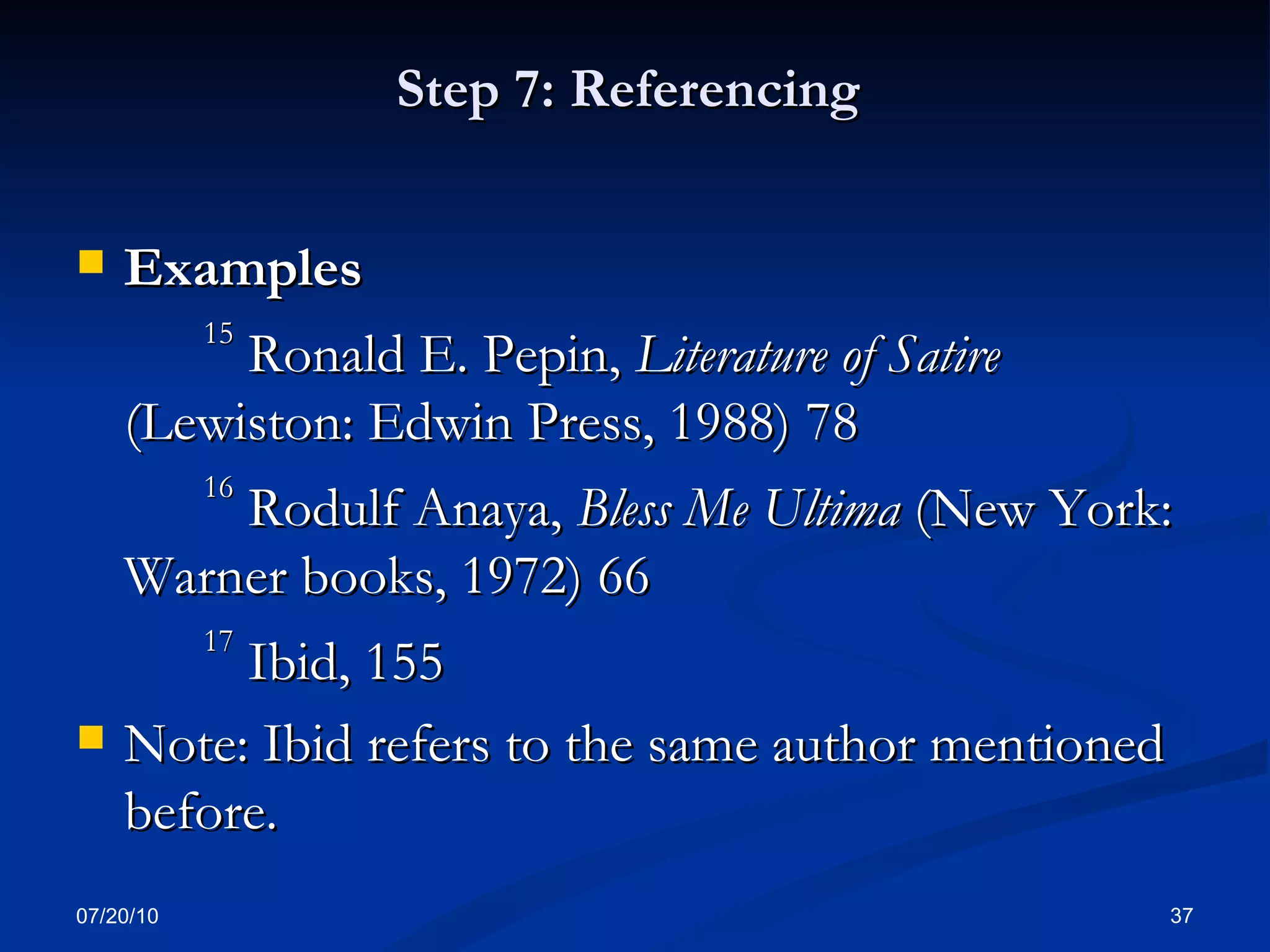 Basic research paper writing skills | PPT