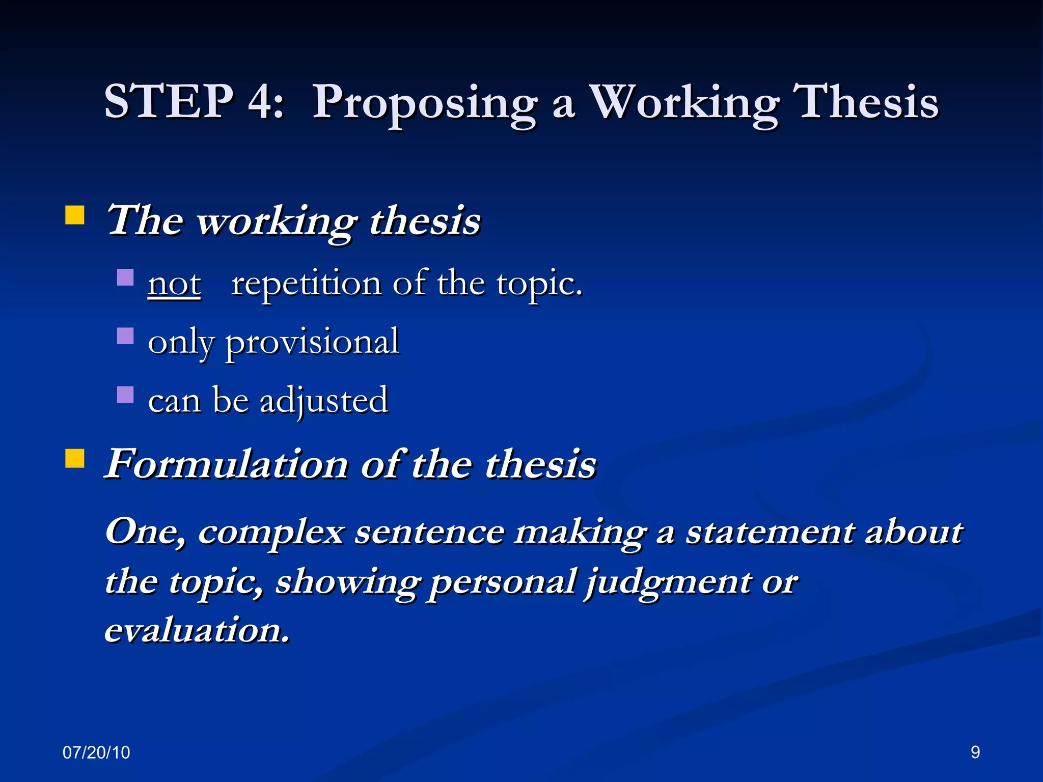 Basic research paper writing skills | PPT