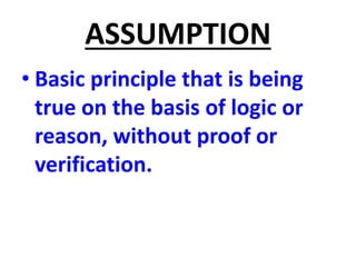 BASIC RESEARCH TERMINOLOGIES | PPTX