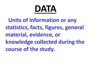 BASIC RESEARCH TERMINOLOGIES | PPT