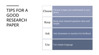 Basic Research Writing for Grade 10 –.pptx