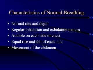Basic respirations | PPT | Lung and Respiratory Health | Diseases and ...