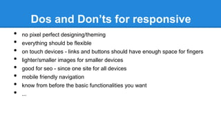 Basic Responsive Theming - Somedutta Ghosh | PPT