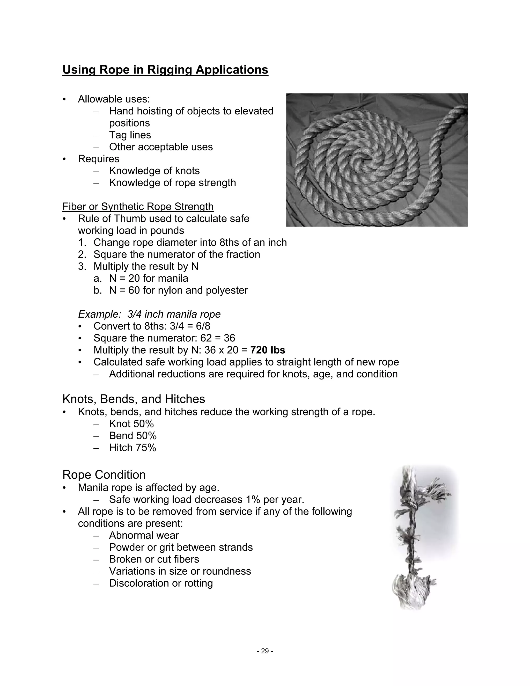 Basic riggingworkbook | PDF