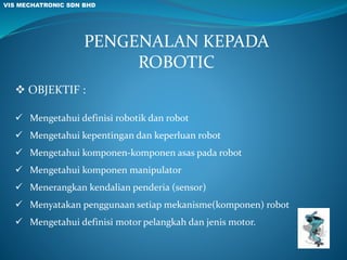 Basic robotic | PPTX