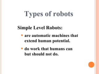 Basic robotics | PPT