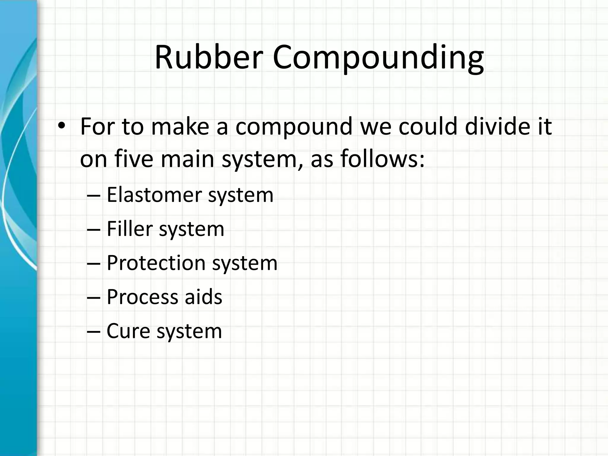 Basic rubber compounding | PPTX
