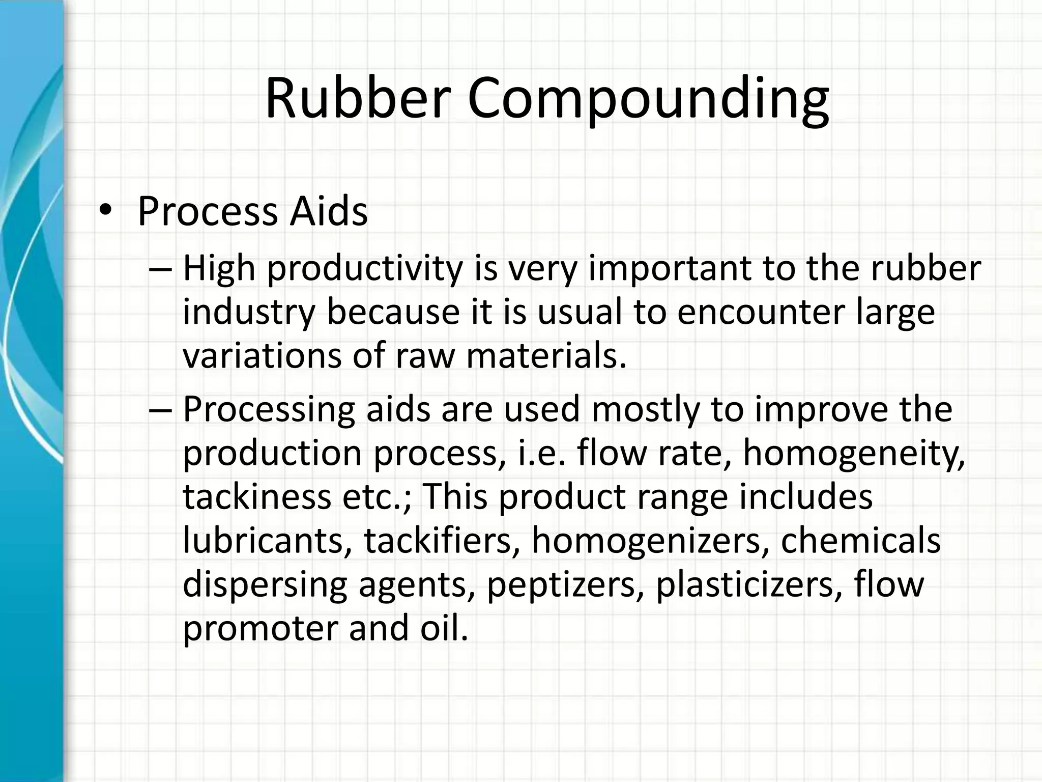Basic rubber compounding | PPTX