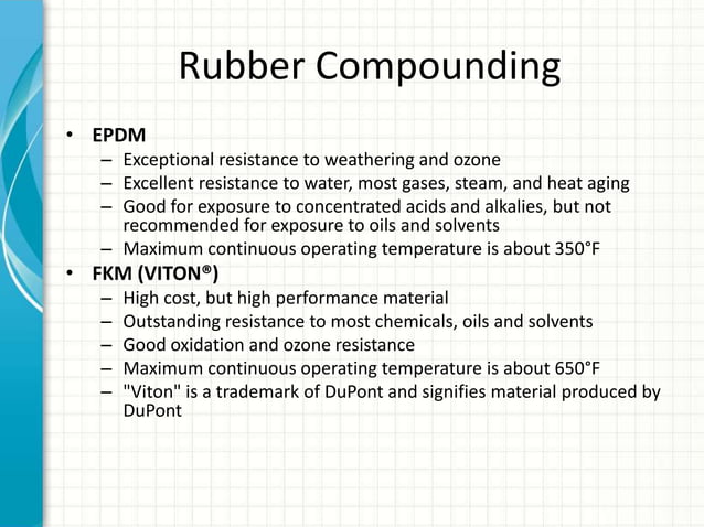 Basic rubber compounding | PPTX | Chemistry | Science