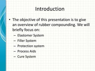 Basic rubber compounding | PPTX