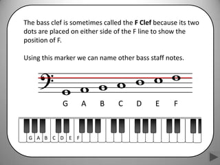 Basic rudiments ppt music staff, clefs and notes | PPSX